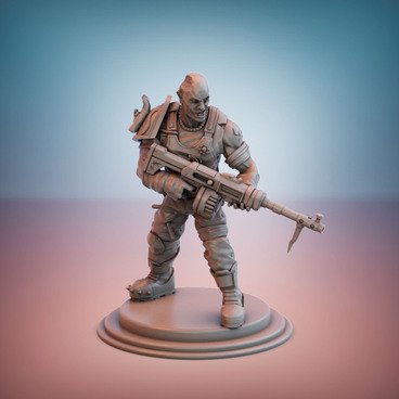 Miniature Toys Cyber Doll Janella 32mm Sci-Fi War Game Miniature Toys ...