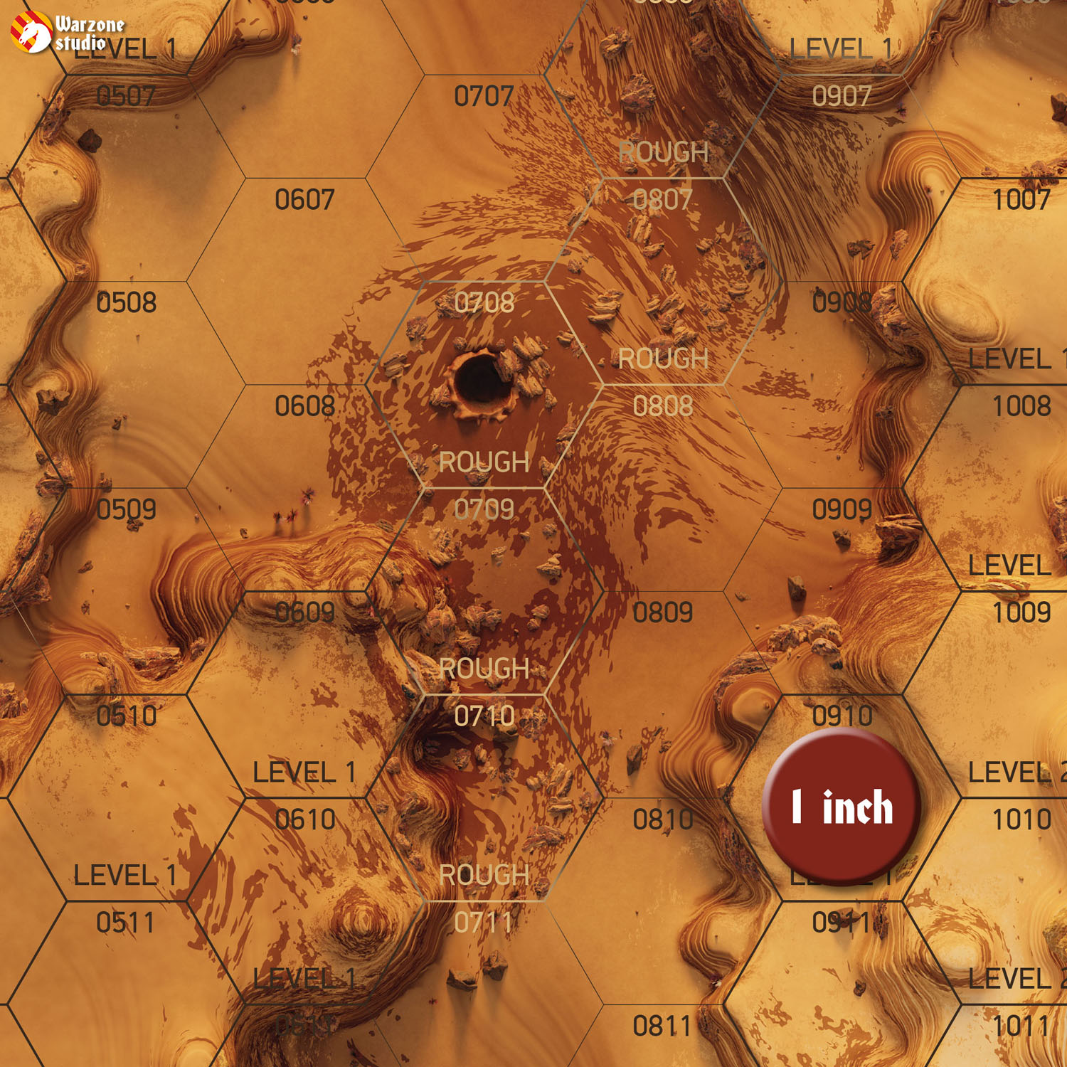 Inner Sphere - battlemat for battletech tabletop wargame