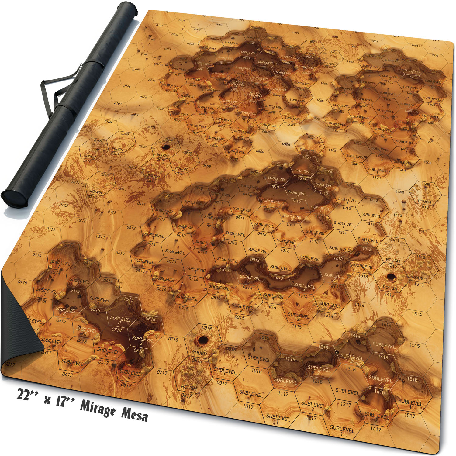 Mirage Mesa - battlemat for battletech tabletop wargame