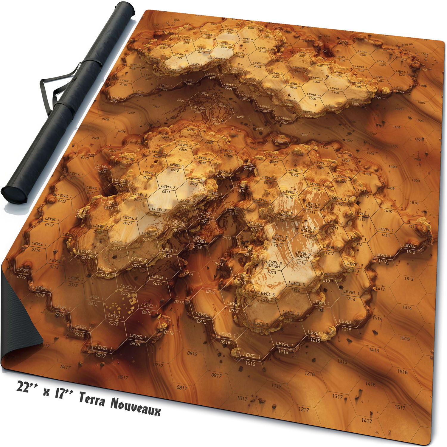 Terra Nouveaux - battlemat for battletech tabletop wargame