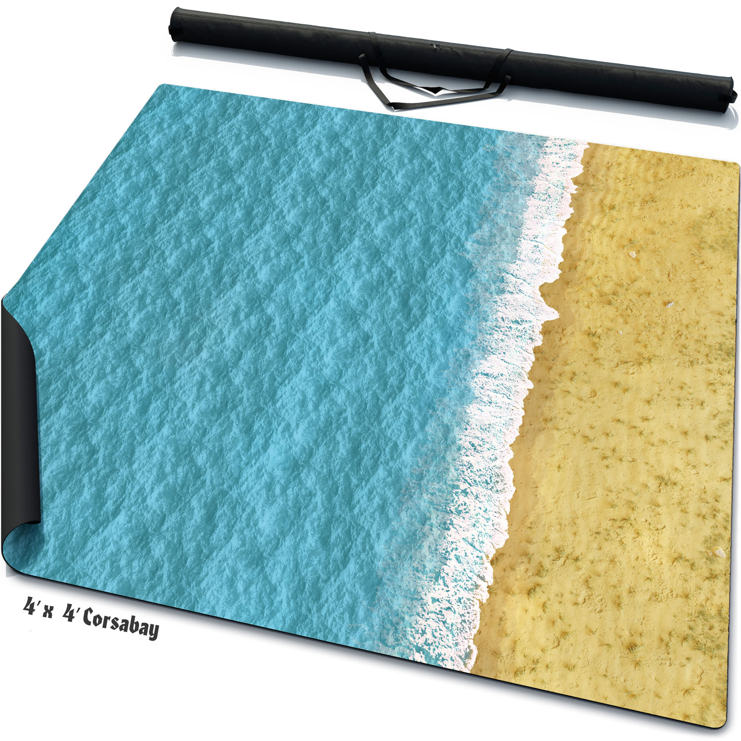 Corsabay - Tropical Sea Coast Battlemat for Naval Historical tabletop ...