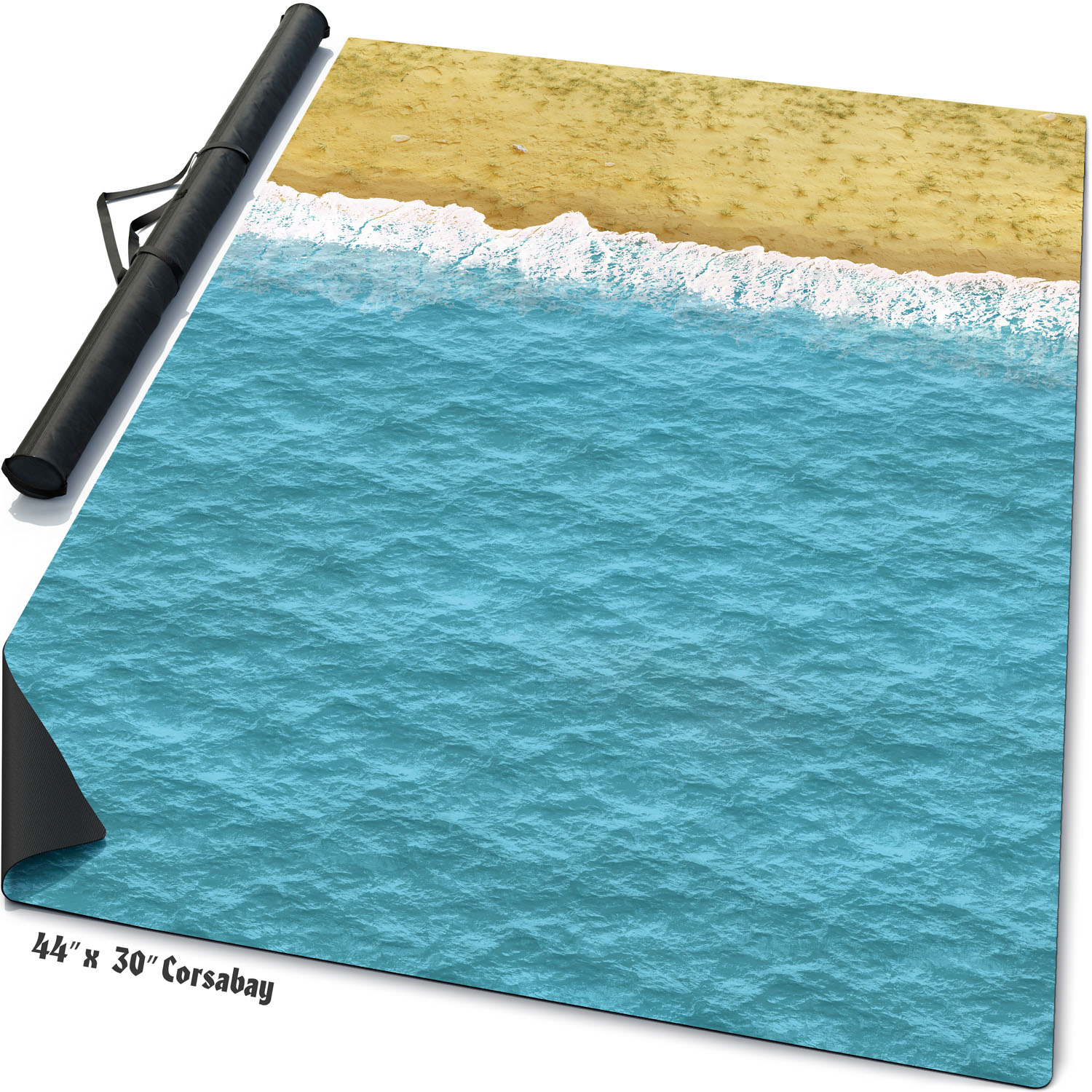 Corsabay - Tropical Sea Coast Battlemat for Naval Historical tabletop ...