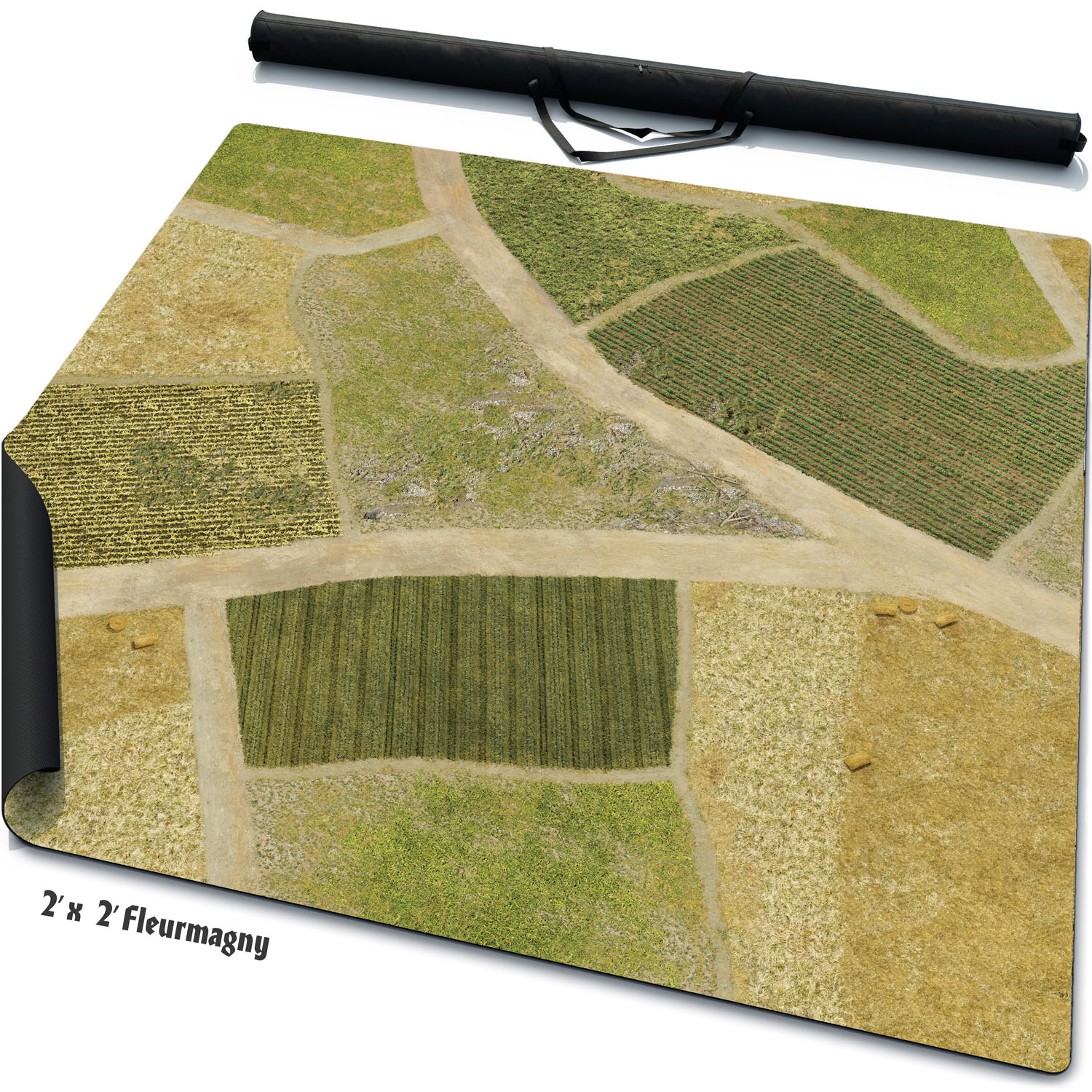 Fleurmagny - Fields Battlemat for Historical 6, 10 , 15mm tabletop wargames