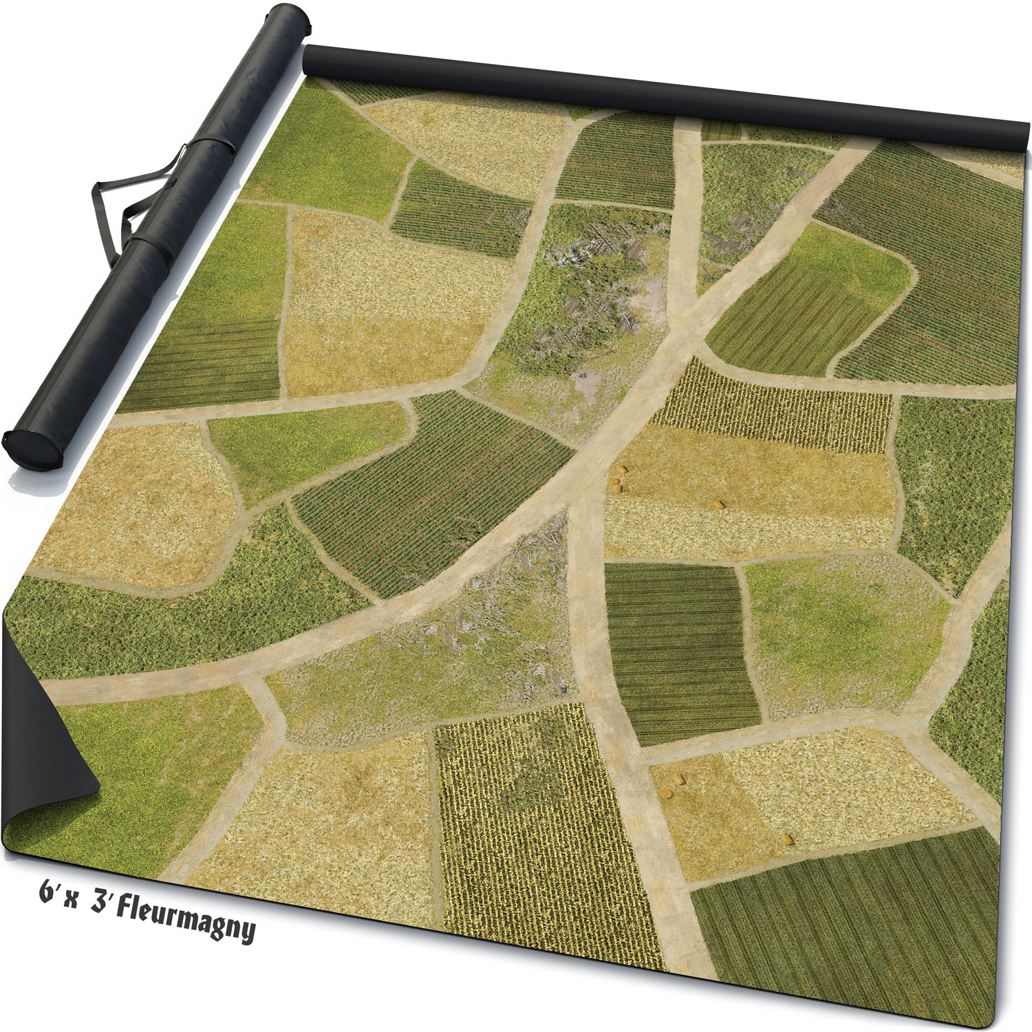 Fleurmagny - Fields Battlemat for Historical 6, 10 , 15mm tabletop wargames