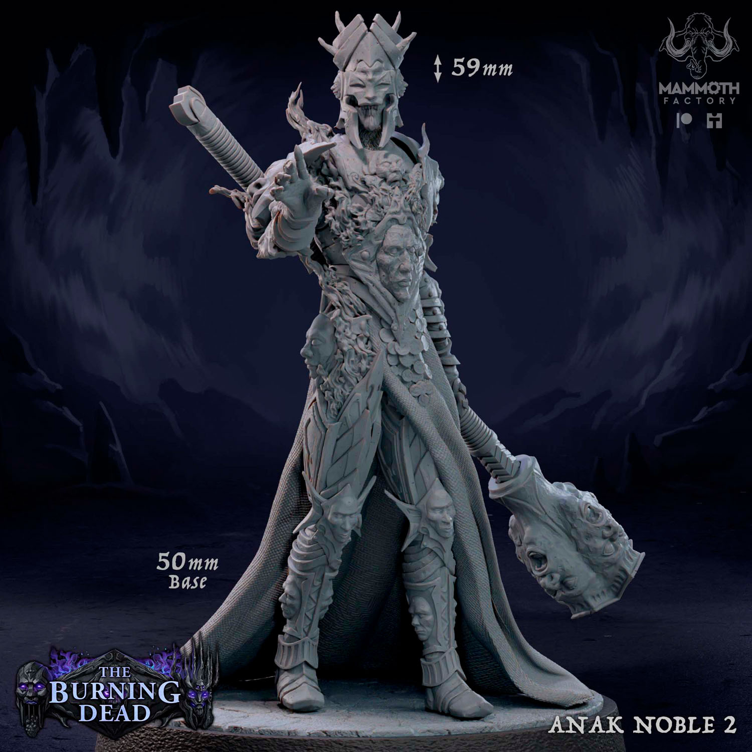 Anak Noble 2 - miniature for table war-games & collecting