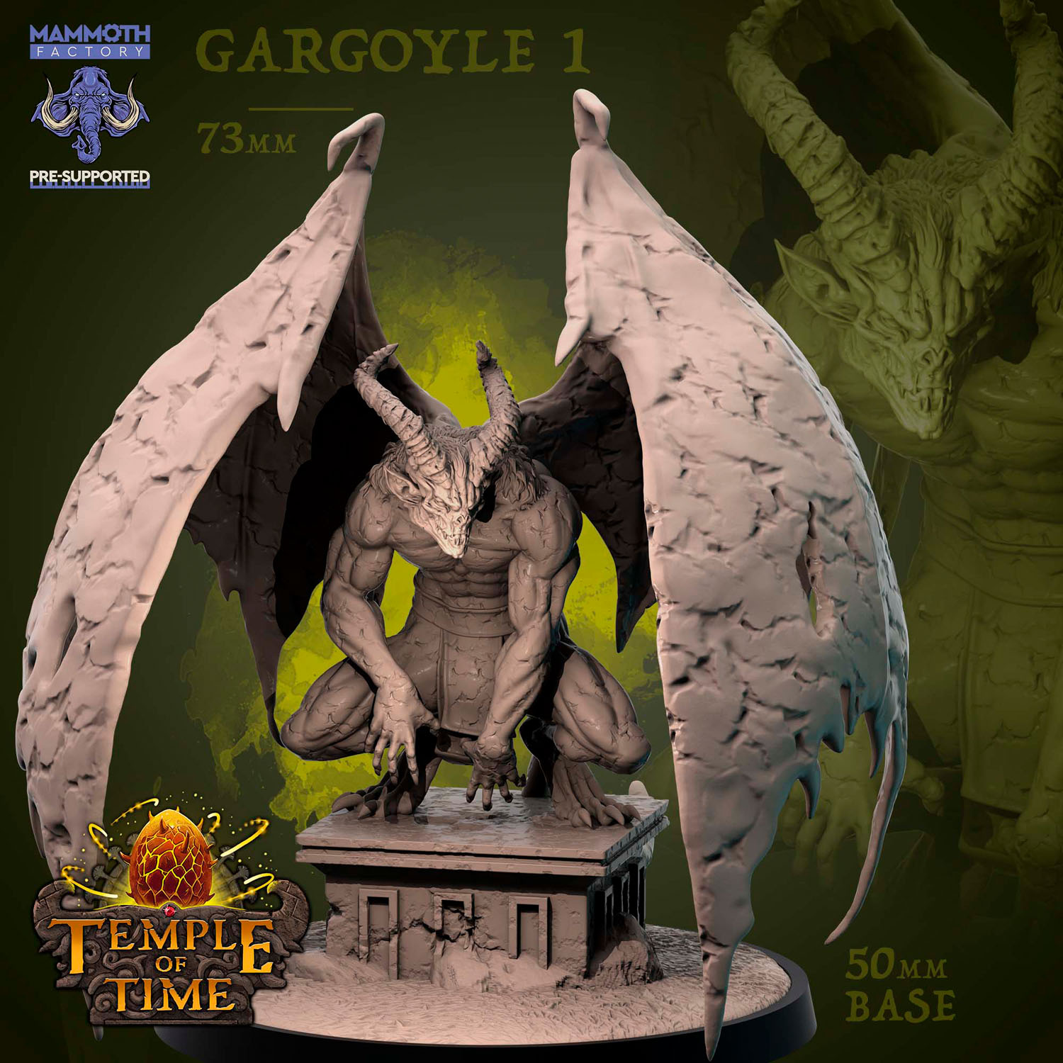 Gargoyle 1 - miniature for table war-games & collecting