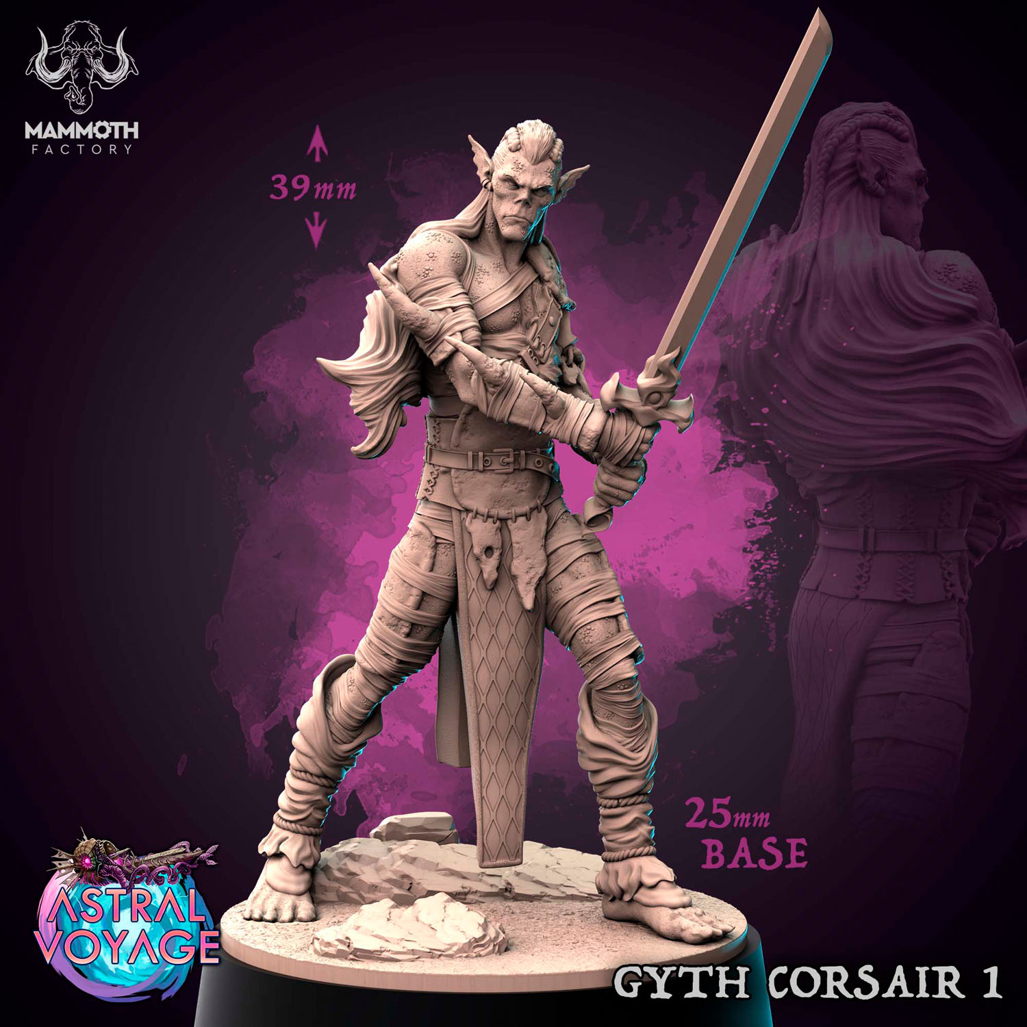 Gyth Corsairs - miniature for table war-games & collecting