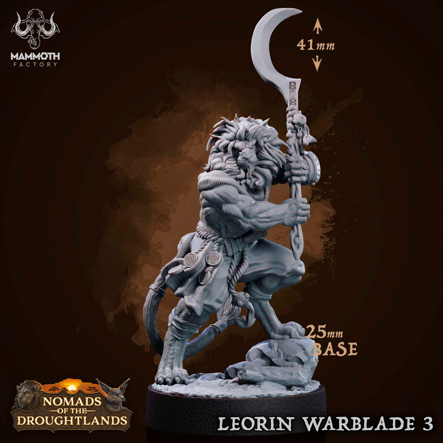 Leonin Warblades - miniature for table war-games & collecting