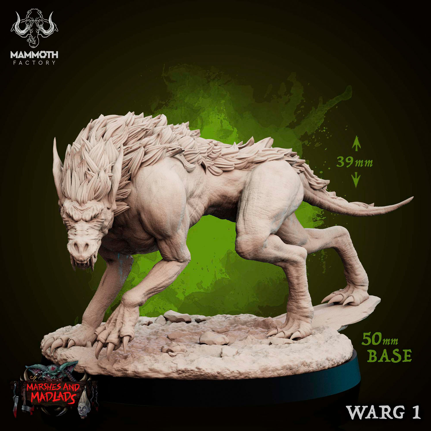 Wargs - 3D печать Фэнтезийных 40K Миниатюр для Варгеймов