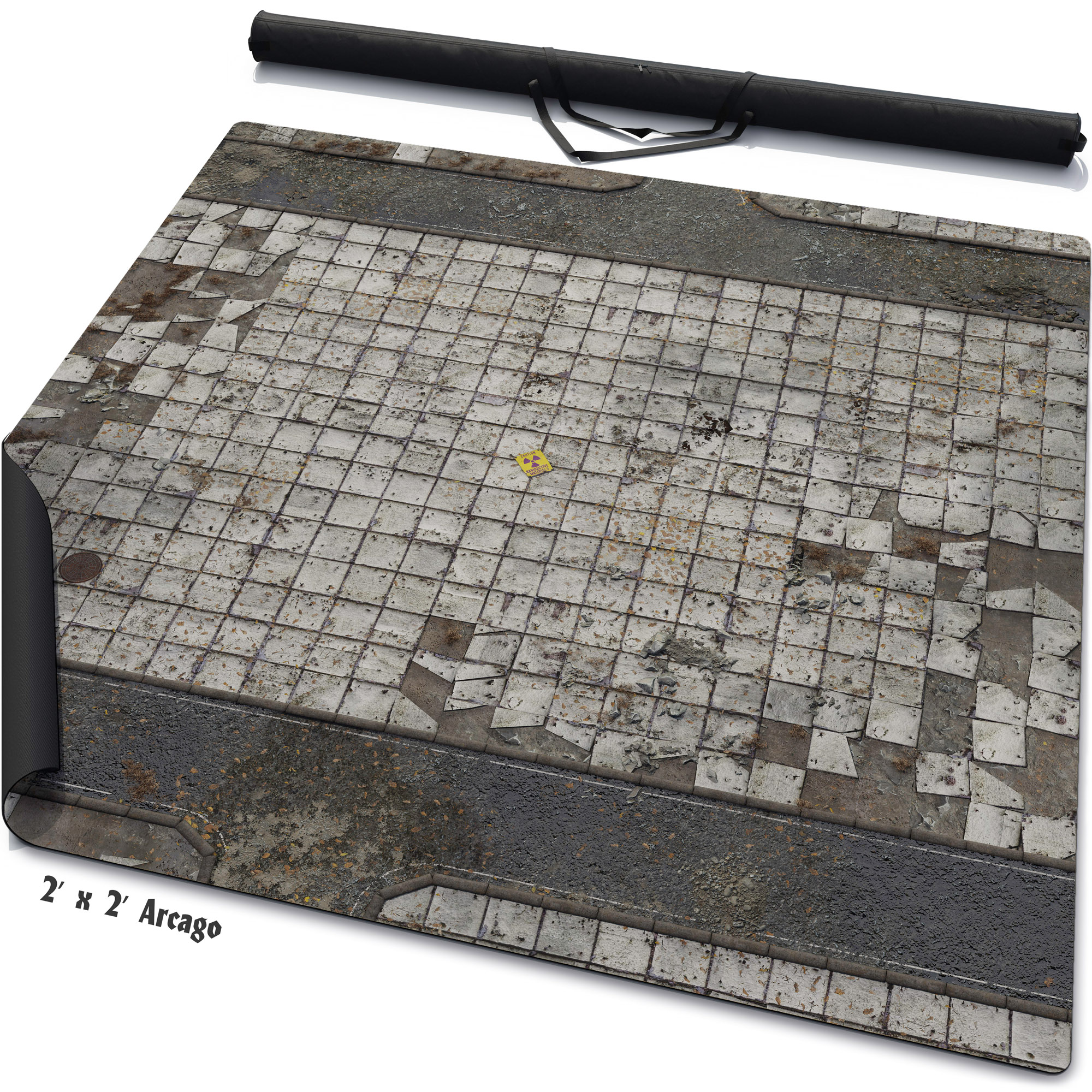 Arcago - battle mat with asphalt roads