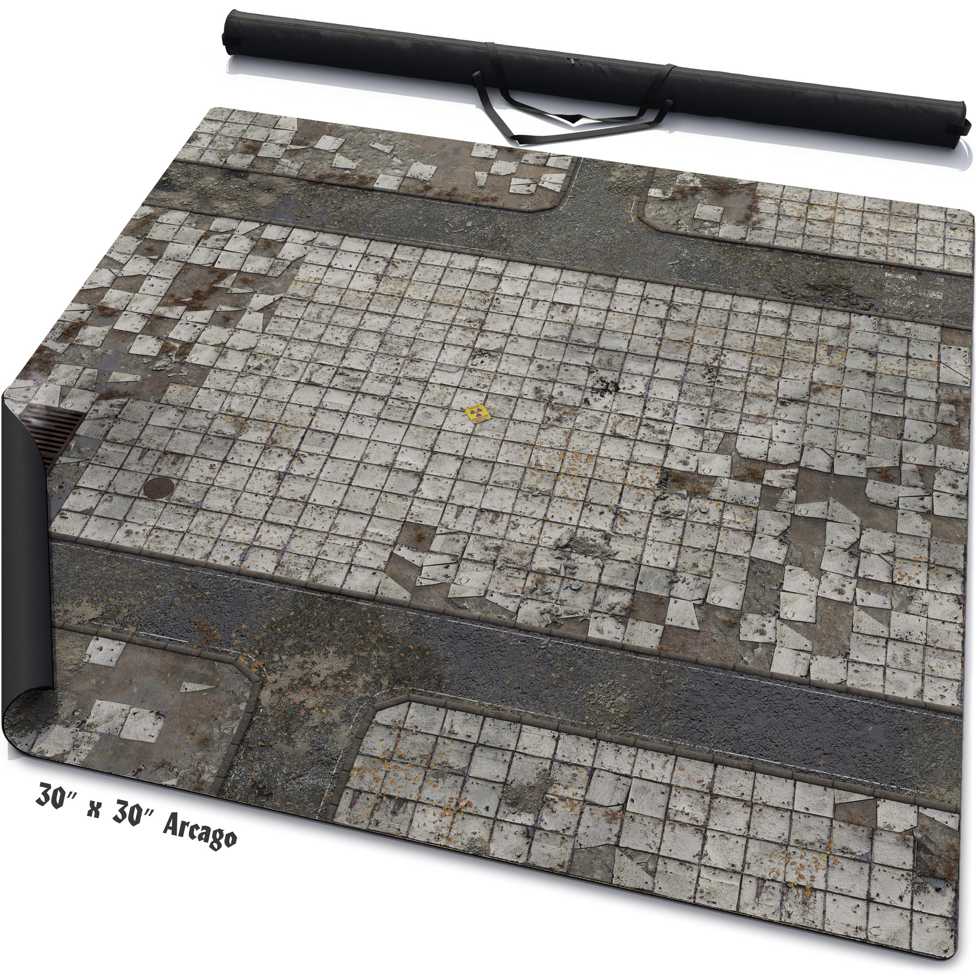 Arcago - battle mat with asphalt roads