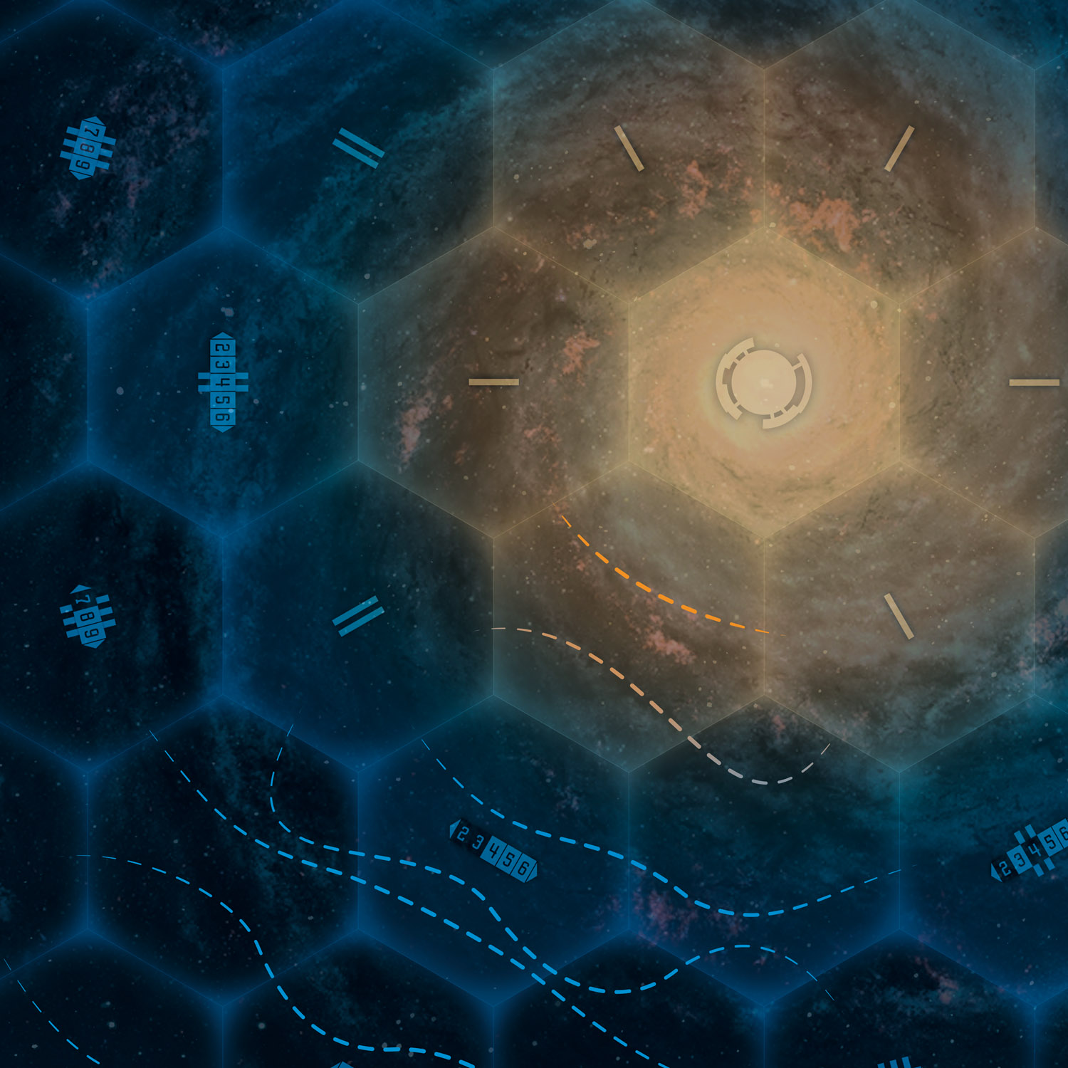 Gaming mat: Lunar Eclipse