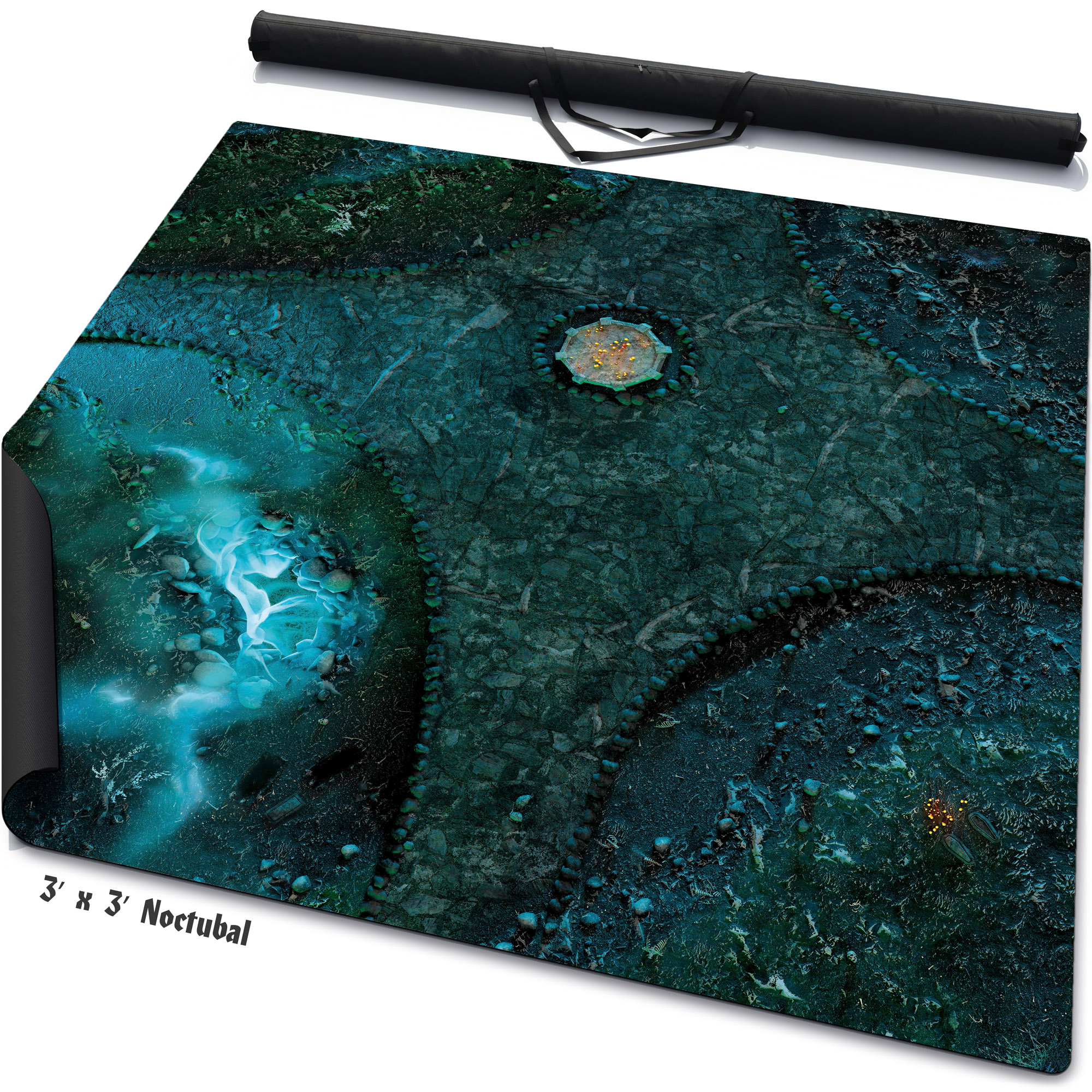 Dark Glowing Graveyard for Fantasy Wargames